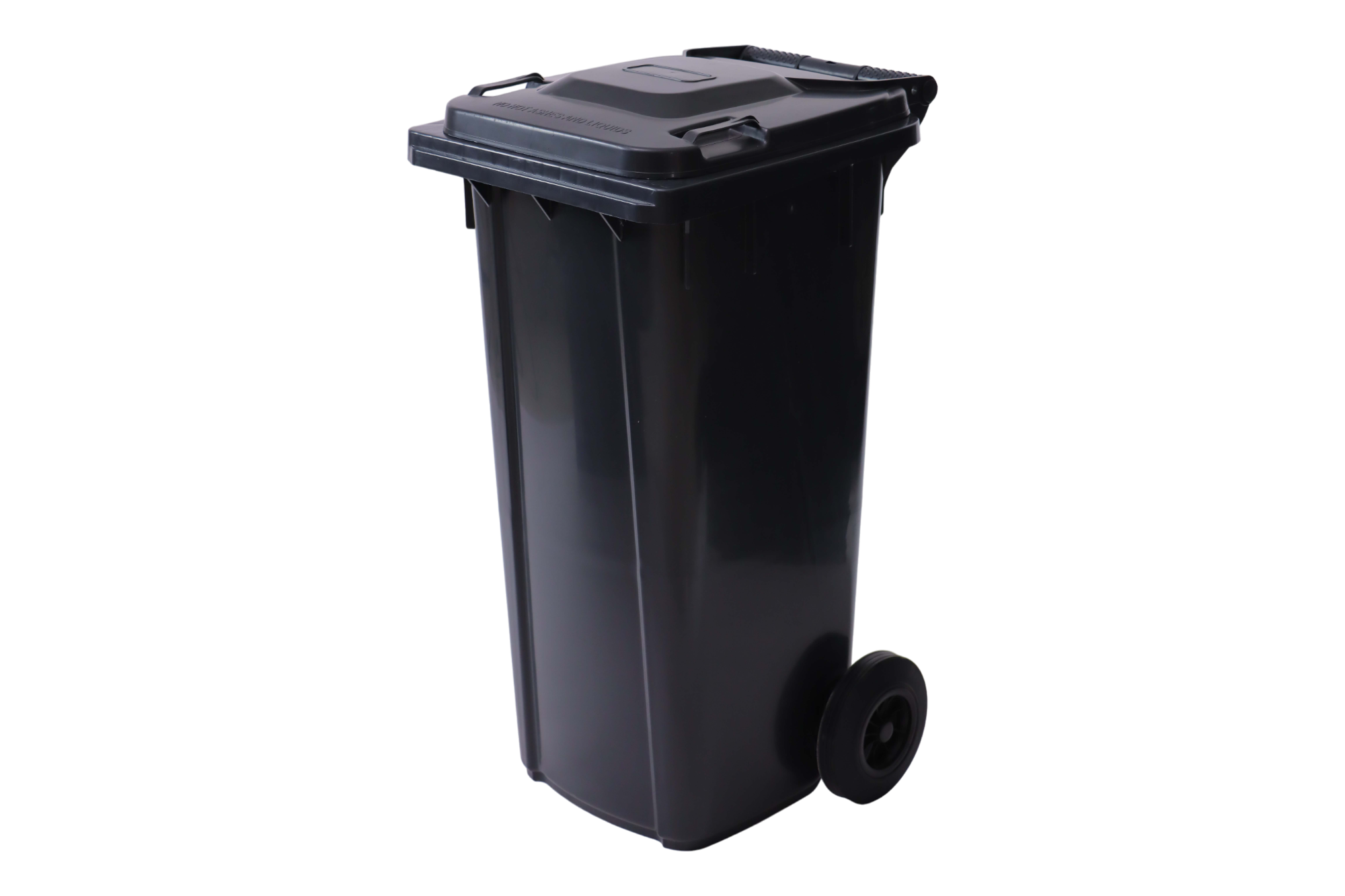 ISO-Certified 120L Heavy-Duty dustbin with Lid and Wheels| Premium HDPE ...
